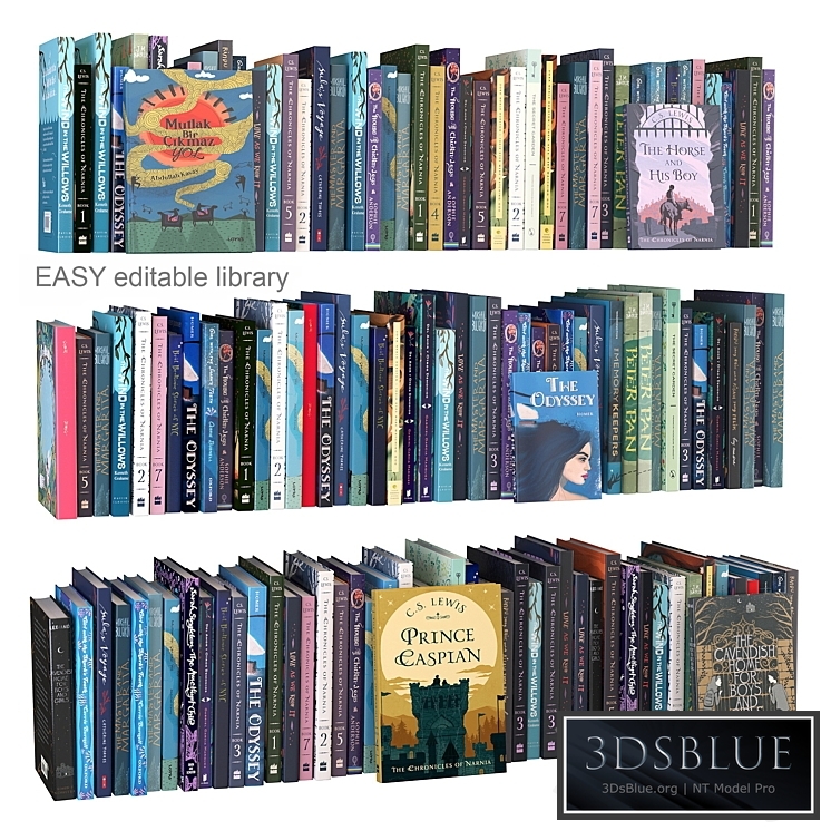 Editable random books children